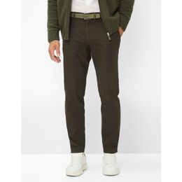 Chinohose Brax "Style FABIO", Herren, Gr. 38, L&auml;nge 30, olivgr&uuml;n, Web, 90% Baumwolle, 8% Polyester, 2% Elasthan, Hosen Chinohose