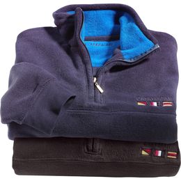 Catamaran Herren Fleecepullover grafit, Gr&ouml;&szlig;e 60/62