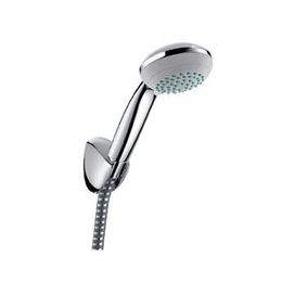 Hansgrohe Crometta 85 Brausegarnitur mit Halter, 2 Strahlarten, 27558000,