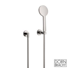 Dornbracht Tara. Brausegarnitur mit Wandanschlussbogen und Halter, 3 Strahlarten, 27803892-06,