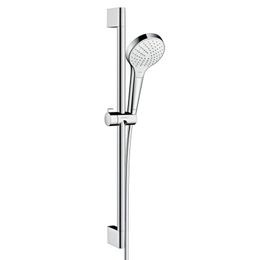 Hansgrohe Croma Select S Brausegarnitur mit Stange, 3 Strahlarten, 26563400,