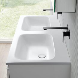 rivea Dia ultraflacher M&ouml;belwaschtisch B: 121 H: 14,2 T: 51,5 cm, BR0057WM,