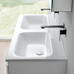 rivea Dia ultraflacher M&ouml;belwaschtisch B: 121 H: 14,2 T: 51,5 cm, BR0057WH,