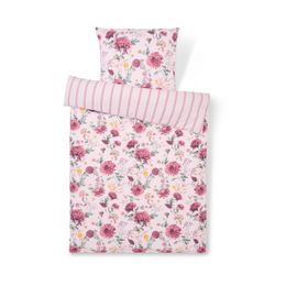 Tchibo - Winterjersey-Bettwäsche - rosa