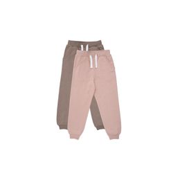 Minymo Sweathose ' MIGirls - Sweat pant (2-pack) M&auml;dchen Gr&ouml;&szlig;e 116 braun