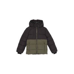 Color Kids Steppjacke ' COJacket Quilt - Colorblock ' Jungen Gr&ouml;&szlig;e 164 dunkelbraun
