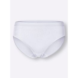 w&auml;schepur w&auml;schepur Damen Slip mit elastischen Abschl&uuml;ssen, wei&szlig;, Gr&ouml;&szlig;e 38