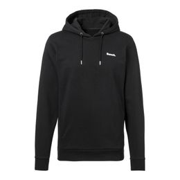 Bench. Loungewear Herren Hoodie, schwarz, Gr&ouml;&szlig;e 56/58