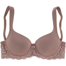 Lascana Damen Schalen-BH, mauve, Gr&ouml;&szlig;e 80E