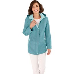 Damen Funktionsjacke mit Innentasche ozean-mint, Gr&ouml;&szlig;e 52