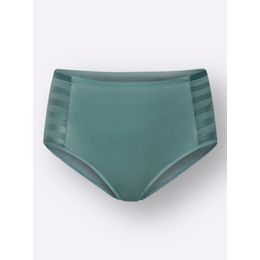 w&auml;schepur w&auml;schepur Damen Formslip mit seitlichem Streifen-Einsatz, jade, Gr&ouml;&szlig;e 36/38