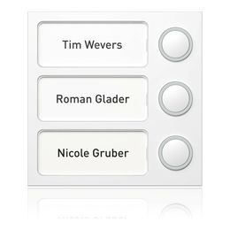 RITTO Portier Tastenmodul ws 3 Tasten,95x95x33mm 1875370)