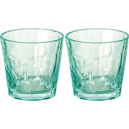 Koziol Superglas CLUB No. 22 2er Set 250 ml transparent jade - Gläser