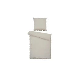 CS Schmal como Musselin Bettwäsche creme Maße (cm): B: 135 » Möbel Kraft