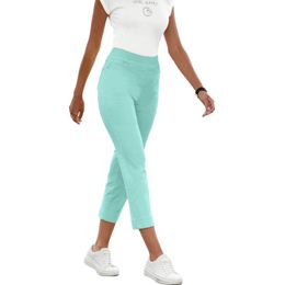Damen 7/8-Jeans mit Jersey-Bund in softer Qualität mint, Größe 48