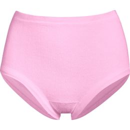 wäschepur Damen Slip in Frottee-Qualität 2x rose + 2x bleu Größe 38