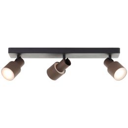 BRILLIANT LEUCHTEN Brilliant Cadiz Deckenstrahler LED Schwarz, 3-flammig