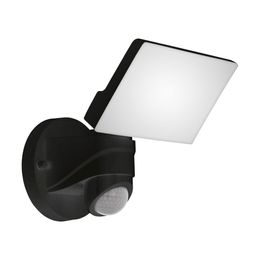 Eglo Leuchten EGLO PAGINO Wandleuchte LED Schwarz, 1-flammig, Bewegungsmelder