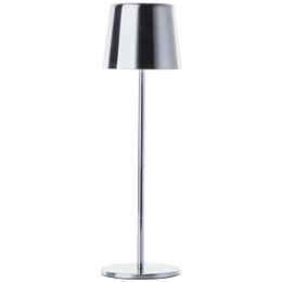 BRILLIANT LEUCHTEN Brilliant Xaana Tischleuchte LED Silber, 1-flammig