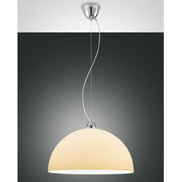Fabas Luce Nice Pendelleuchte Chrom, 1-flammig