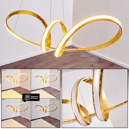hofstein Woyens Pendelleuchte LED Gold, 1-flammig