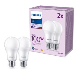 Philips Classic 2er Set LED E27 13 Watt 4000 Kelvin 1521 Lumen