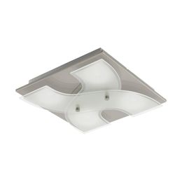 Eglo Leuchten Eglo DIRUS Deckenleuchte LED Nickel-Matt, 4-flammig