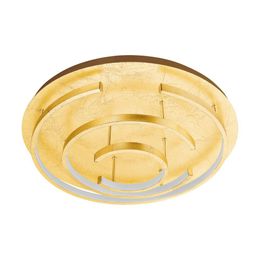 Eglo Leuchten EGLO POZONDON Deckenleuchte LED Gold, 1-flammig