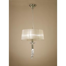 Mantra TIFFANY Pendelleuchte Braun, 3-flammig