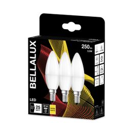 LEDVANCE BELLALUX 3er Set LED E14 3,3 Watt 2700 Kelvin 250 Lumen