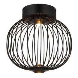 Globo Galway Deckenleuchte LED Schwarz, 1-flammig