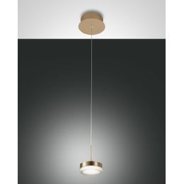 Fabas Luce Dunk Pendelleuchte LED Messing, 1-flammig