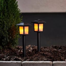 Eglo Leuchten Eglo Z_SOLAR Wegeleuchte 2er Set LED Schwarz, 2-flammig