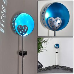 hofstein Lodz Solarleuchte Blau, Schwarz, 1-flammig
