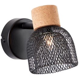 BRILLIANT LEUCHTEN Brilliant Flaka Strahler Schwarz, 1-flammig