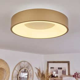hofstein Playas Deckenleuchte LED Gold, Wei&szlig;, 1-flammig