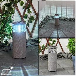 hofstein Mesabolo Solarleuchte LED Grau, Schwarz, 1-flammig