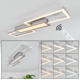 hofstein Ahrenfeld Deckenleuchte LED Aluminium, 1-flammig, Fernbedienung