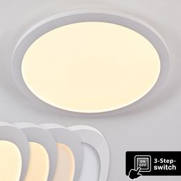 hofstein Siguna Deckenleuchte LED Wei&szlig;, 1-flammig