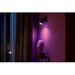 Philips Hue Fugato Deckenleuchte LED Schwarz, 1-flammig, Farbwechsler