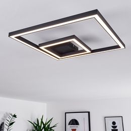 hofstein Cavareno Deckenleuchte LED Schwarz, 1-flammig
