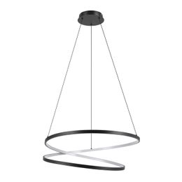Eglo Leuchten Eglo RUOTALE Deckenleuchte LED Schwarz, 1-flammig