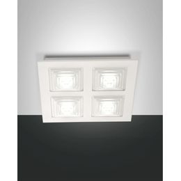 Fabas Luce Formia Deckenleuchte LED Wei&szlig;, 4-flammig