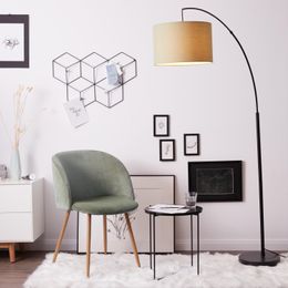 BRILLIANT LEUCHTEN Aike Stehlampe Schwarz, 1-flammig