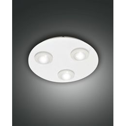 Fabas Luce Swan Deckenleuchte LED Wei&szlig;, 3-flammig