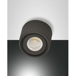 Fabas Luce Anzio Deckenleuchten LED Anthrazit, 1-flammig