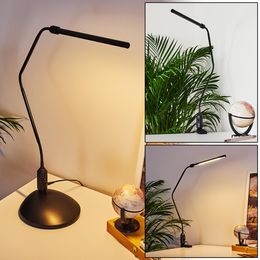 hofstein Winnipeg Klemmleuchte LED Schwarz, 1-flammig
