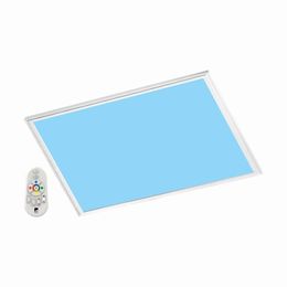 Eglo Leuchten Eglo SALOBRENA-C Rasterleuchte LED Weiß, 1-flammig, Fernbedienung, Farbwechsler
