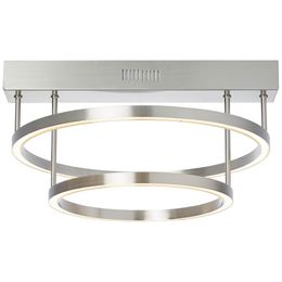 BRILLIANT LEUCHTEN Brilliant Living Tunar Deckenleuchte LED Nickel-Matt, 1-flammig