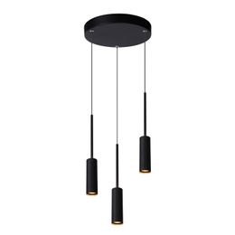 Lucide TUBULE Pendelleuchte LED Schwarz, 3-flammig